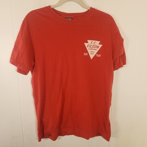 Filson | Shirts | Filson Short Sleeve Red White Ranger Graphic Tee Size ...